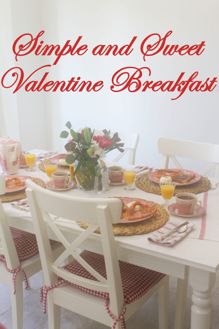 Simple and Sweet Valentine Breakfast - Decor To Adore