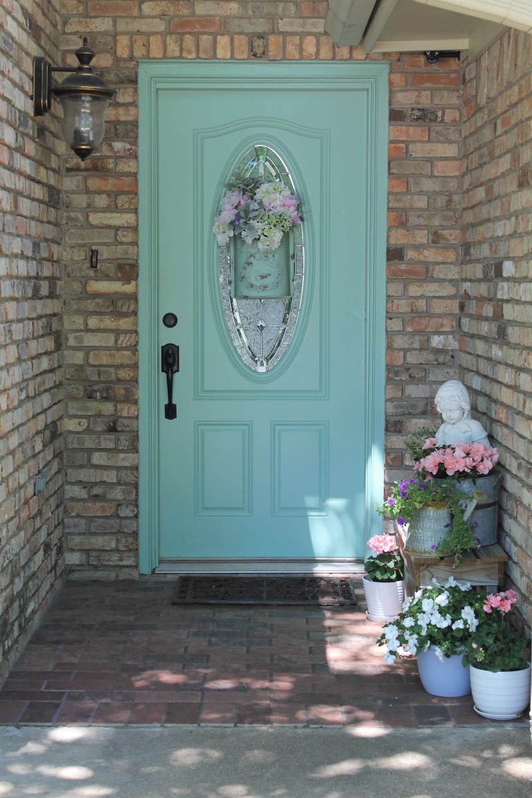 April Pinterest Challenge Front Door Fun - Decor To Adore