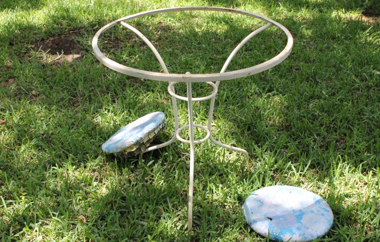 Transforming A Curbside Patio Set - Decor To Adore