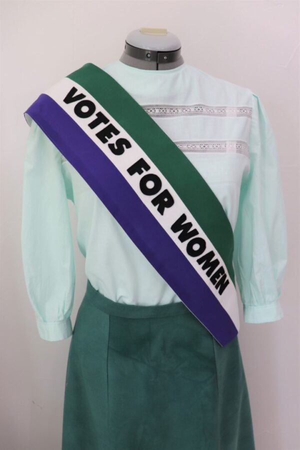 Make Your Own Suffragist Suffragette Sash - Decor To Adore