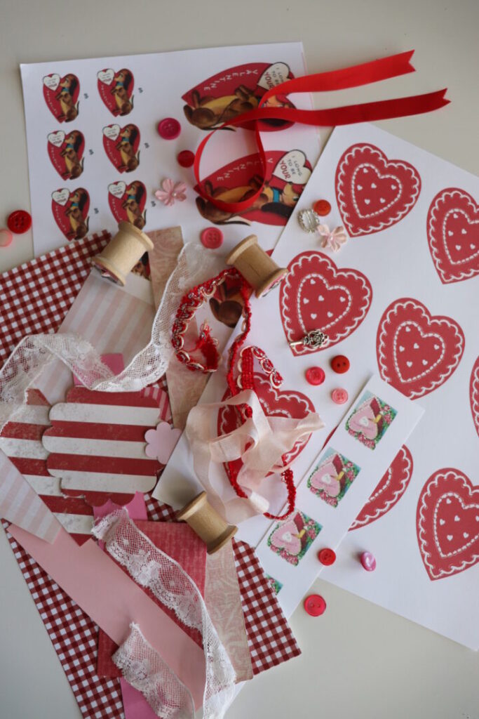Wooden Spool Vintage Valentine Craft - Decor To Adore