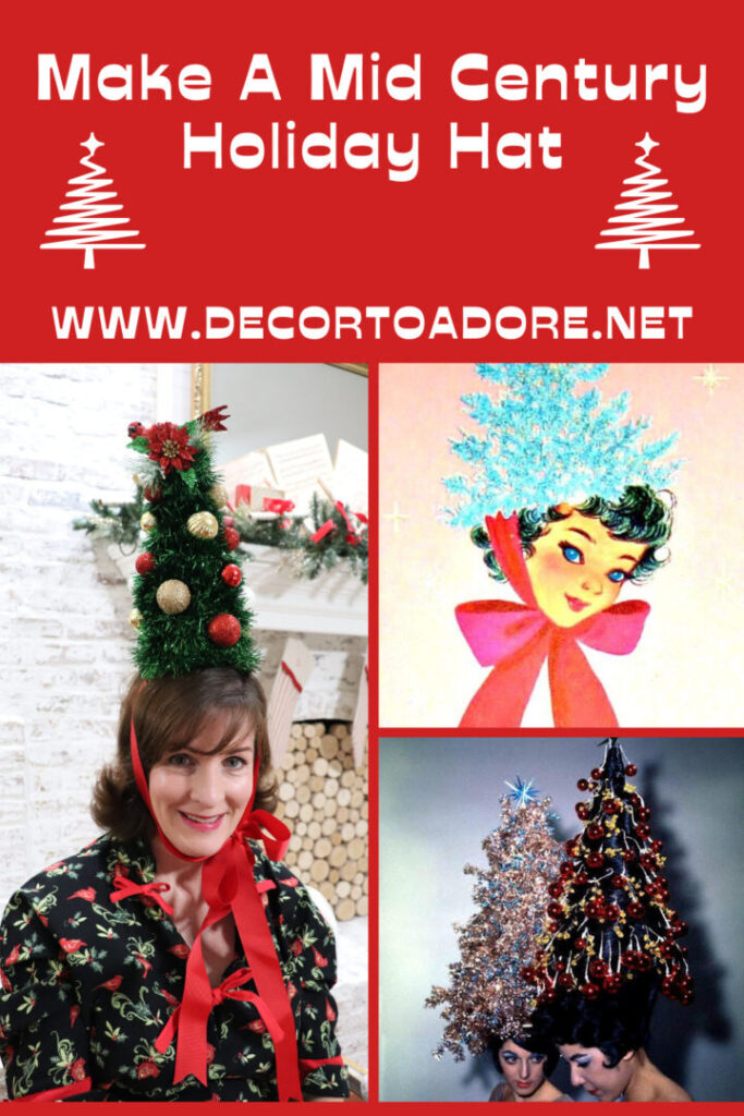 Make A Mid Century Holiday Hat - Decor To Adore