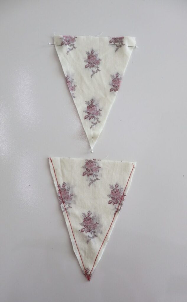 A Patriotic Pennant From Fabric Scraps - Decor To Adore